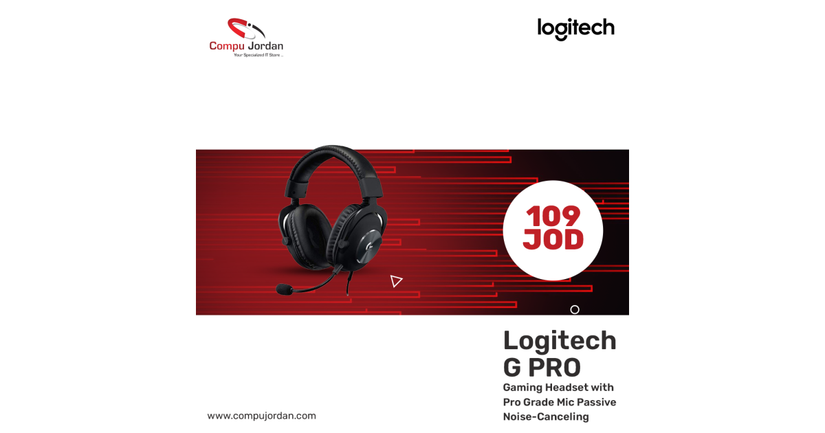 Logitech G Pro Gaming Headset with Pro Grade Mic Passive Noise ...